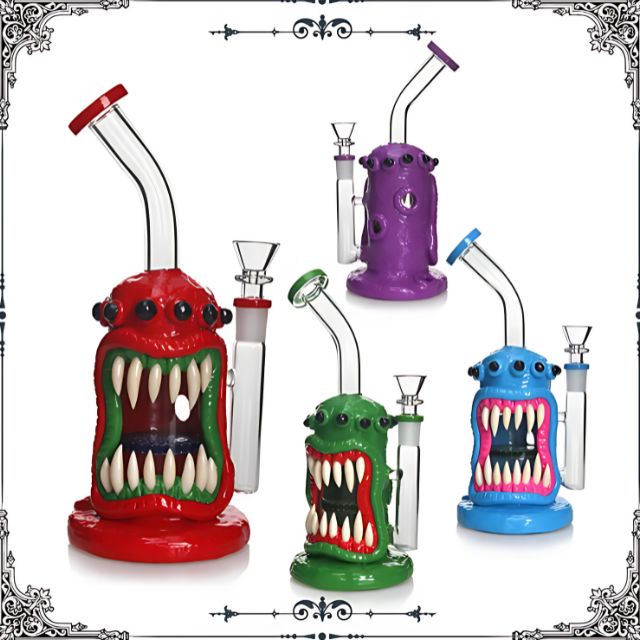 Monster Honeycomb Perc , 9.8 Inch 3D Hand Painting Smoking Glass [ Mod ...