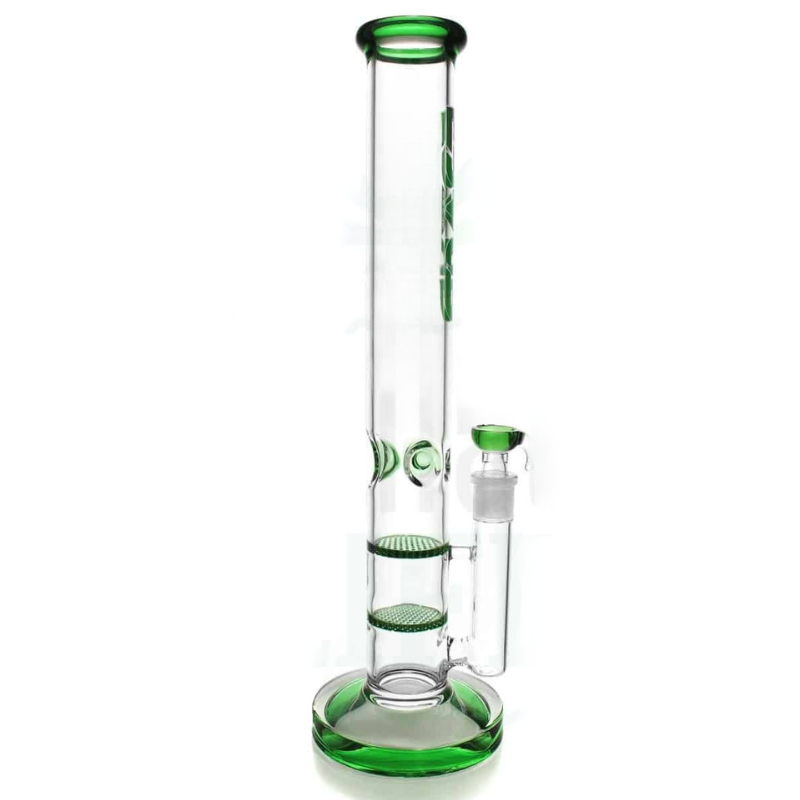Straight Tube Bong with Double Honeycomb Percs [Grace 20 ] – Calgary ...