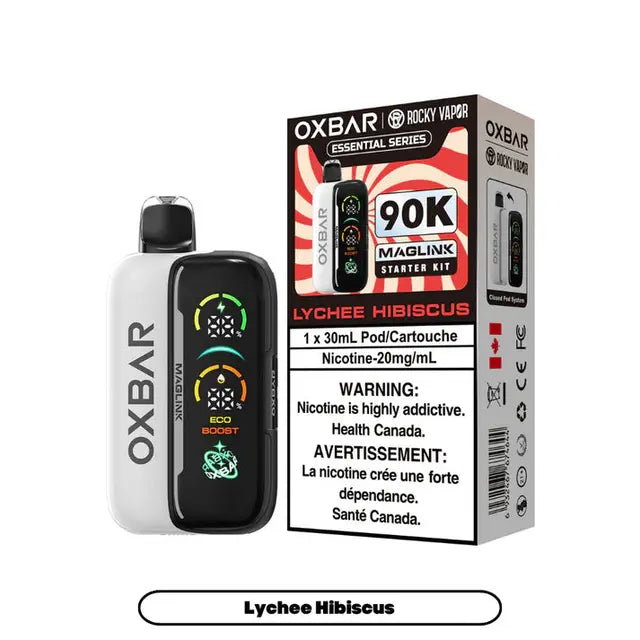 Rocky Vapor Oxbar Maglink-Essential Series - Lychee Hibiscus 90k {Star ...